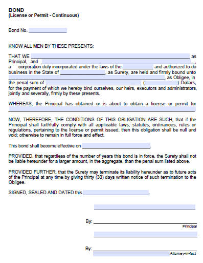 Securing a License and Permit Bond in San Bernardino City